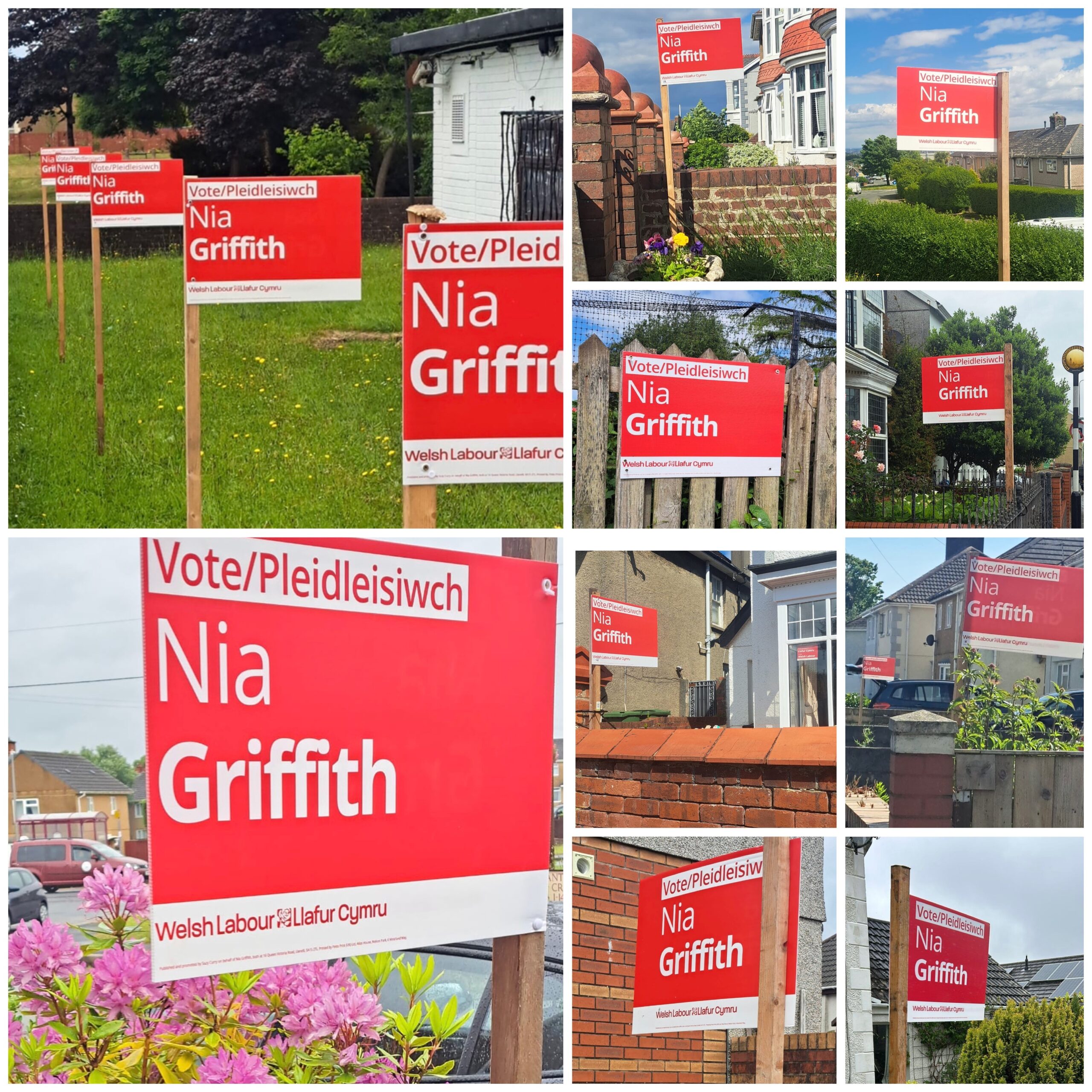 Campaign boards springing up across Llanelli – Nia Griffith MP