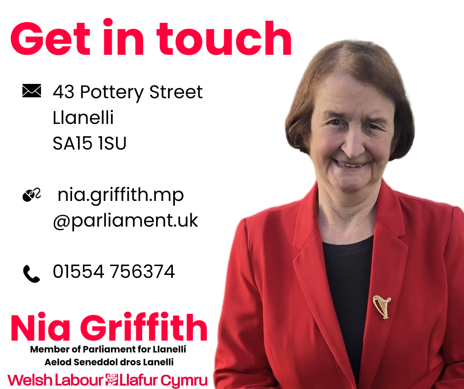 Thank you! – Nia Griffith MP